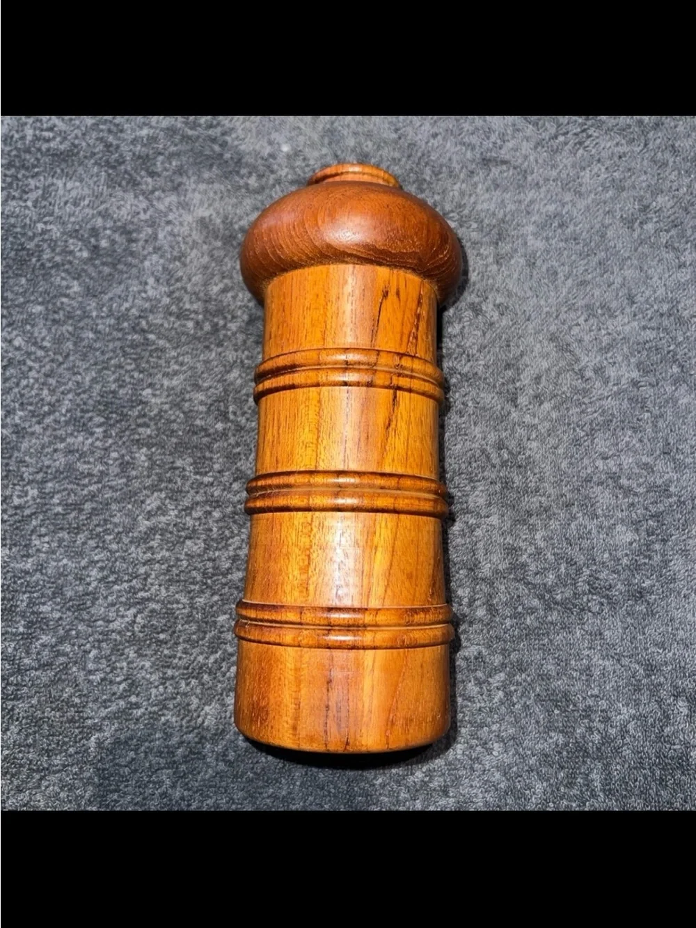 Dansk | Dining | Vintage Dansk Ribbed Mushroom Teak Wood Pepper Mill ...